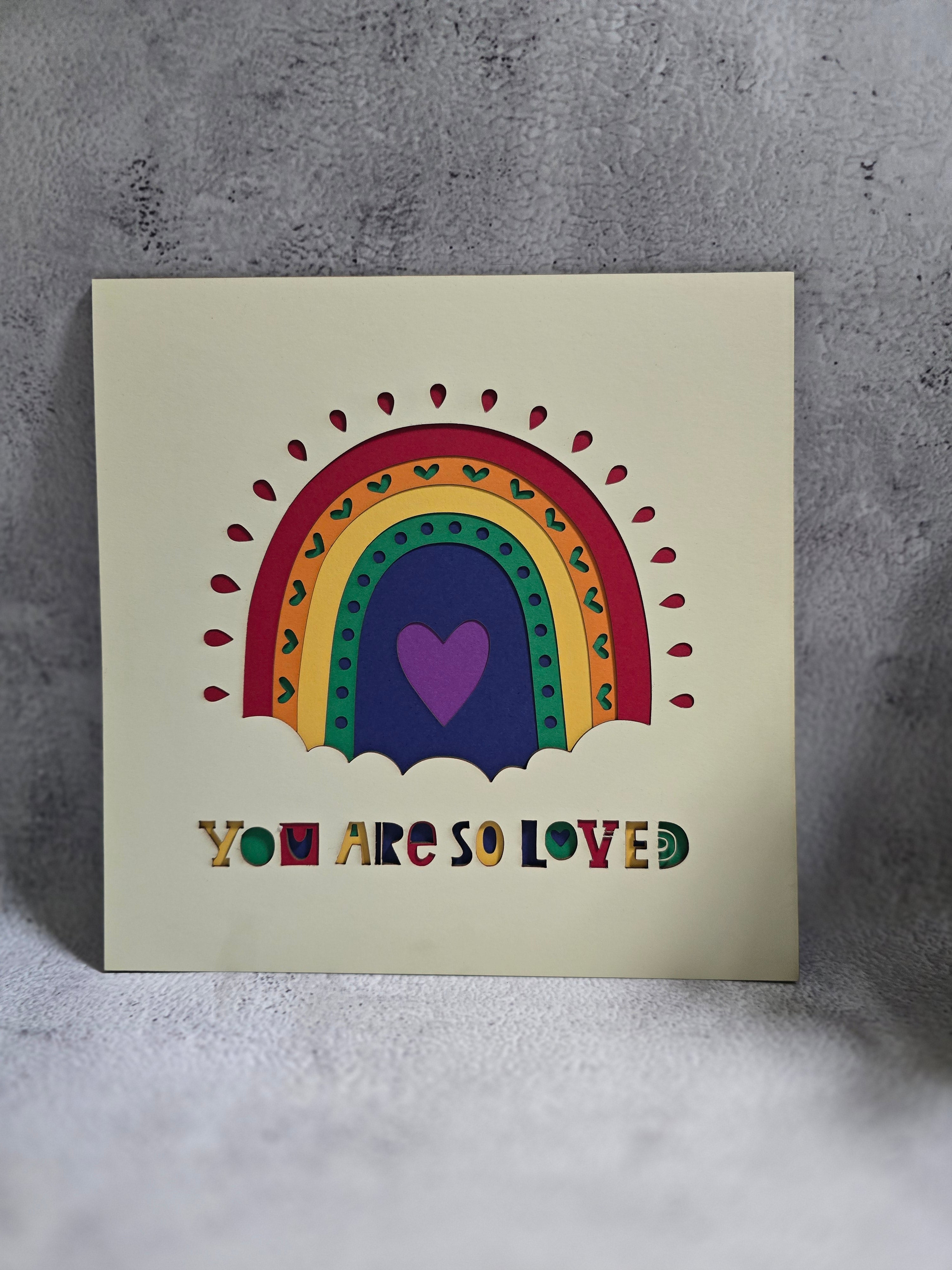 You are so loved Pride (made to order) – McDowell Creations